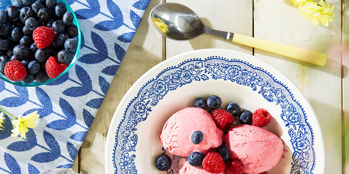Frozen yoghurt van rood fruit recept - Den Eelder